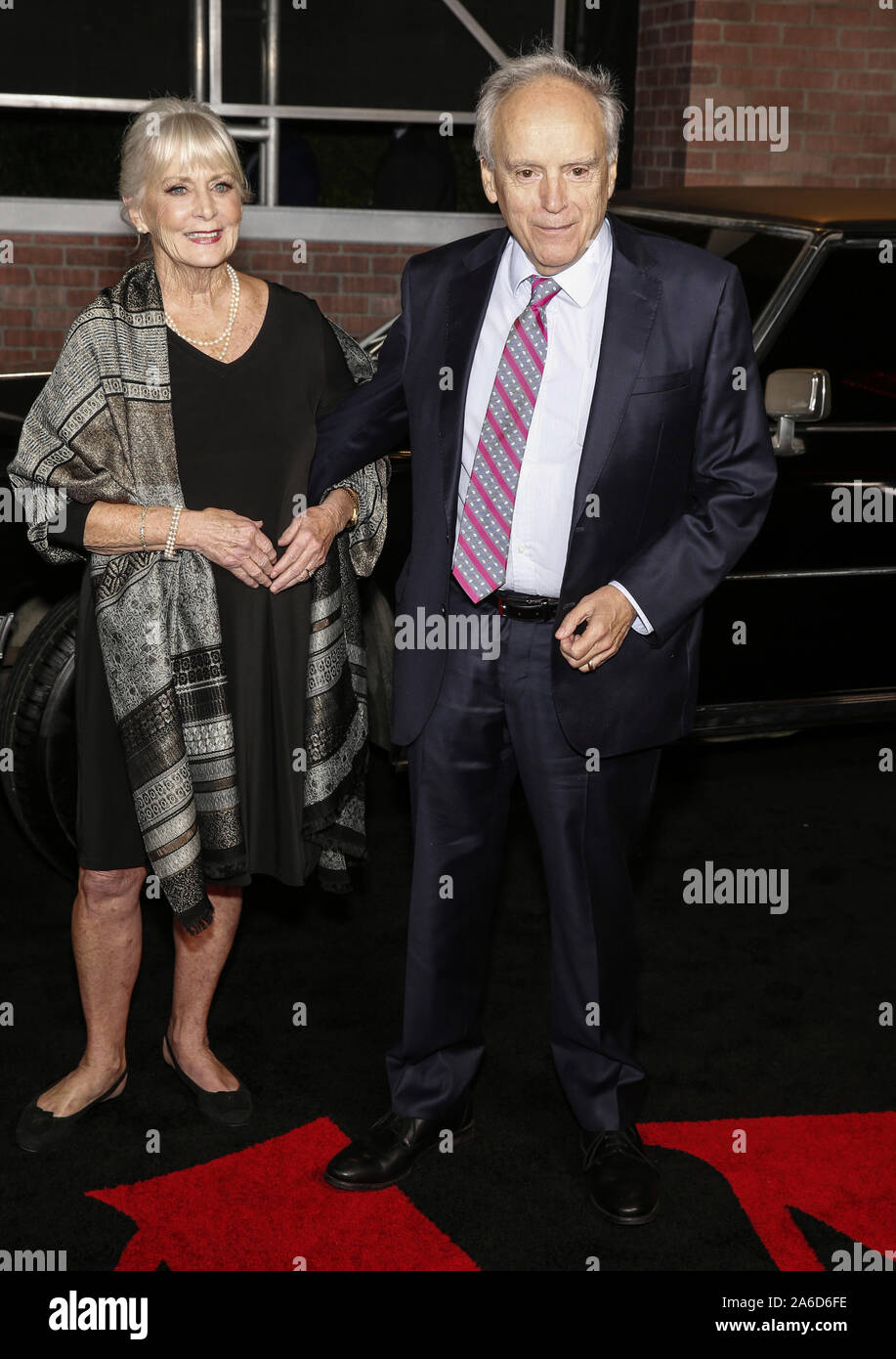 Los Angeles, CA - October 24, 2019: Charles Brandt and Nancy Brandt ...