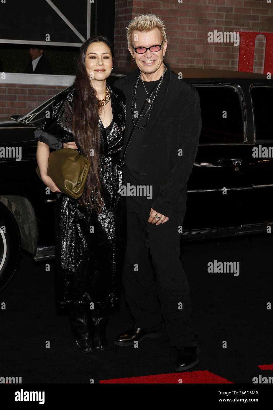 Los Angeles, CA - October 24, 2019: Billy Idol and China Chow arrive ...