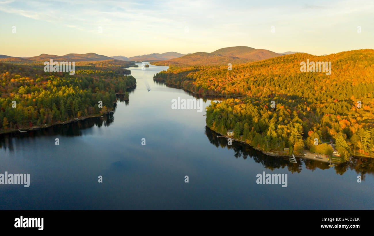 Adirondack lake sunset hi-res stock photography and images - Alamy