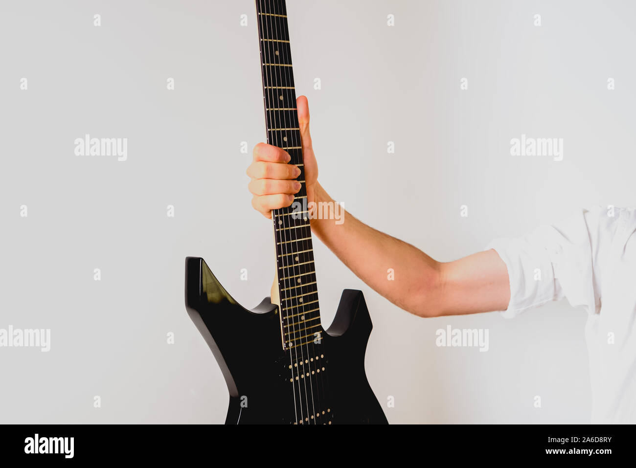 Fingers pressing strings hi-res stock photography and images - Alamy