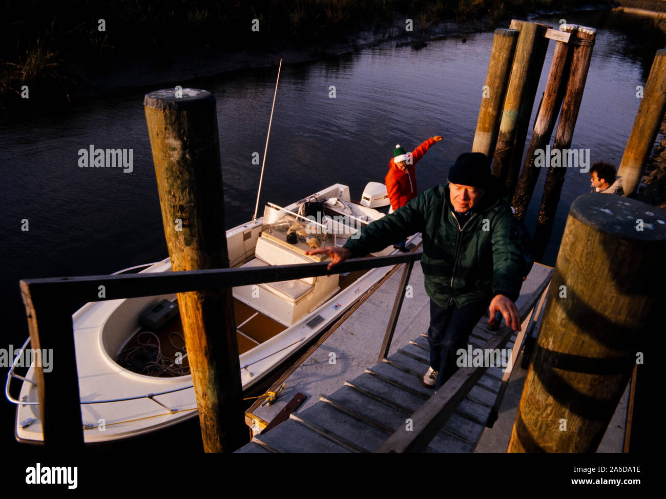 President Jimmy Carter returns from a fishing trip while on vacation at ...