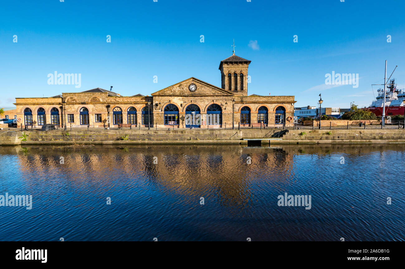 Forth Ports office, Albert Dock, Leith harbour, Edinburgh, Scotland, UK ...