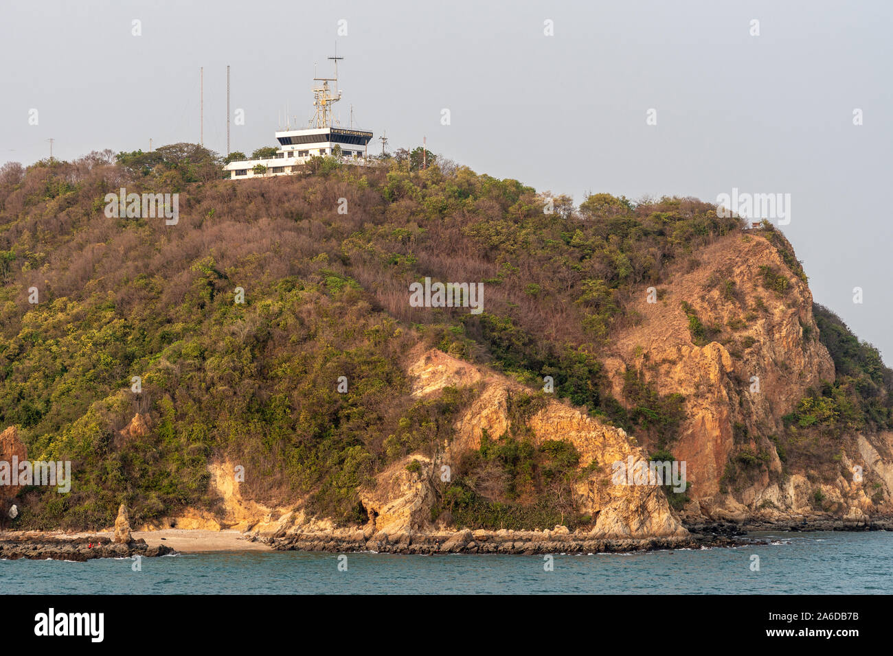 Laem Chabang seaport, Thailand - March 17, 2019: White building of port ...