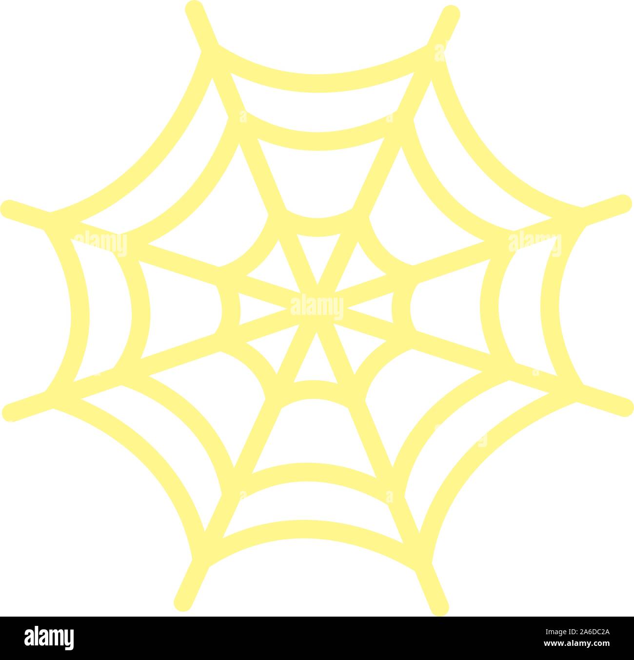 happy halloween celebration cobweb decoration vector illustration Stock ...
