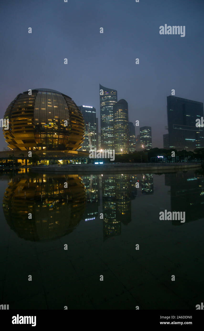 Hangzhou night view hi-res stock photography and images - Alamy