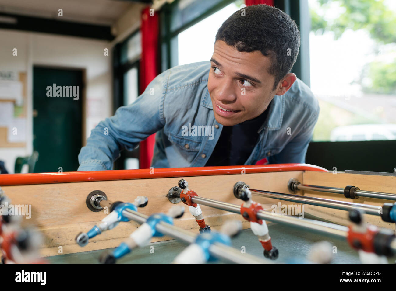A close up table football player hi-res stock photography and images ...