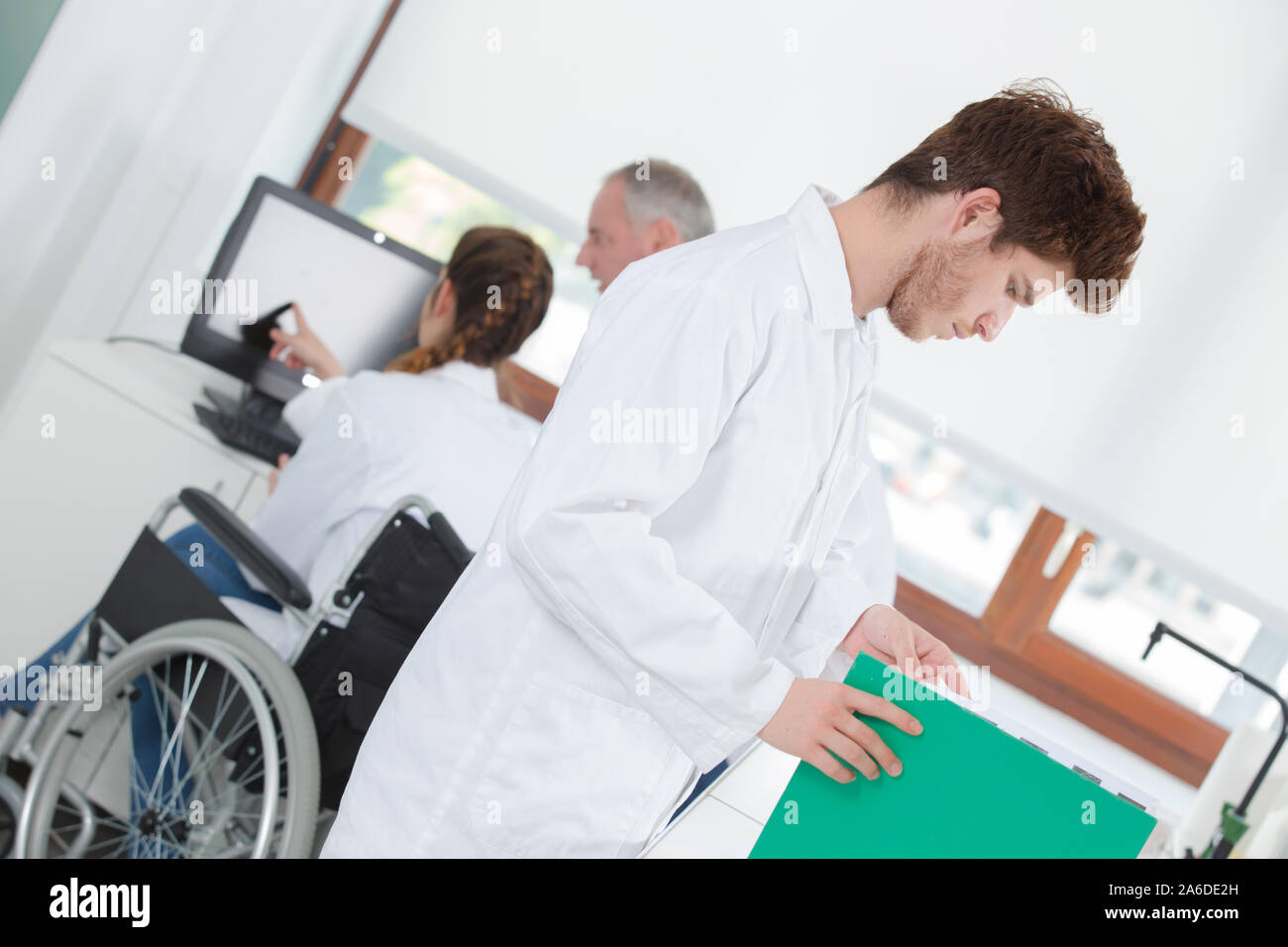 science students at the university Stock Photo - Alamy