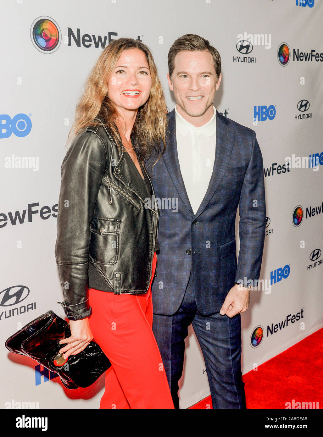 New York, United States. 23rd Oct, 2019. Jill Hennessy and Mike Doyle ...