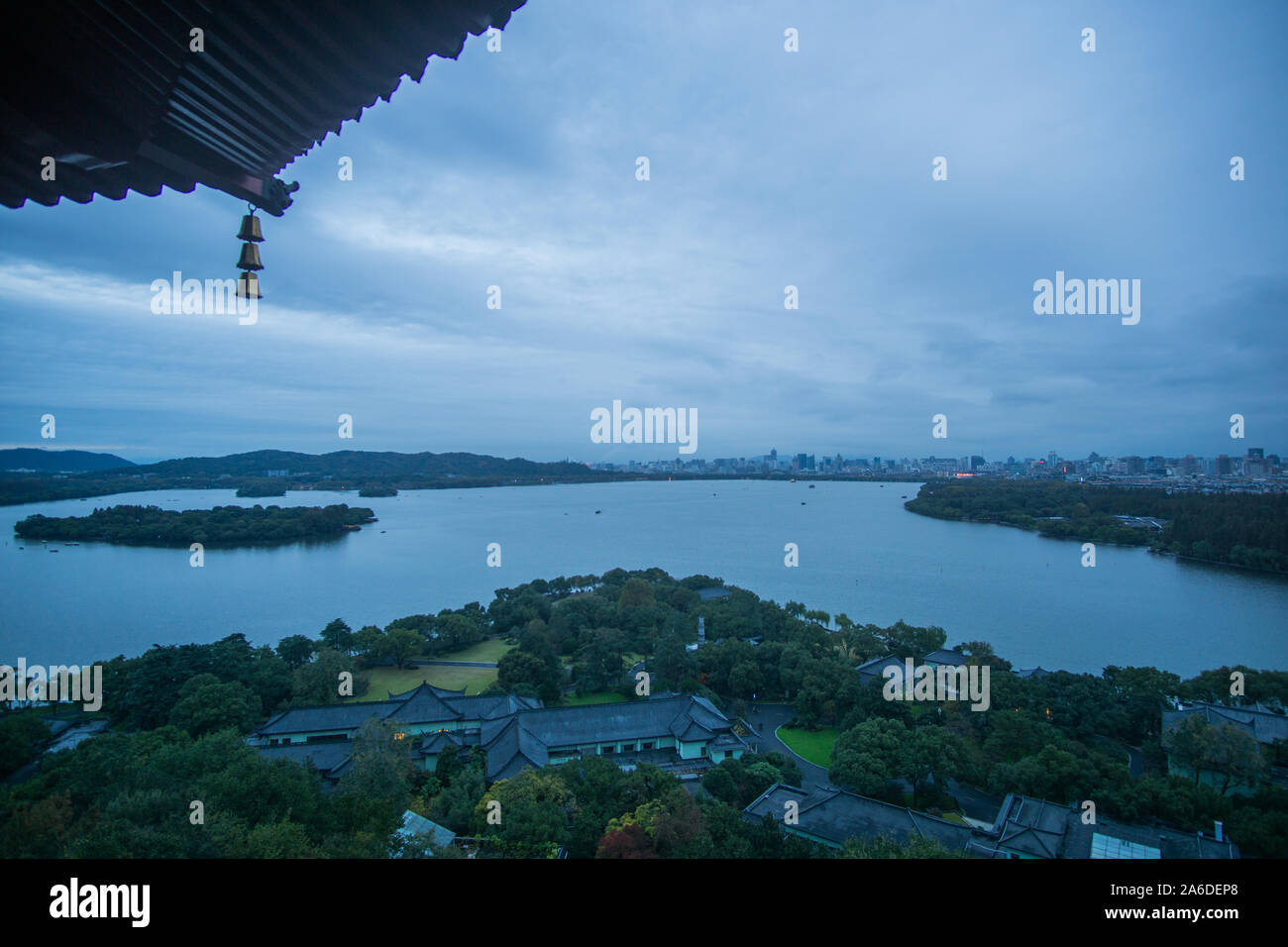 An early winter day around the beautiful west lake of Hangzhou ,this ...