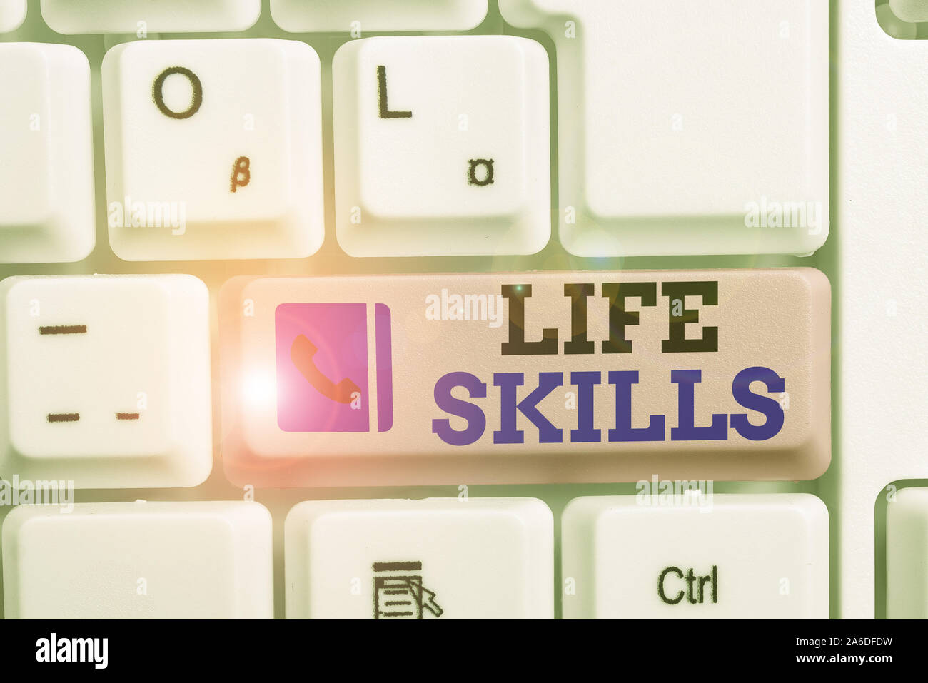 Conceptual hand writing showing Life Skills. Concept meaning skill that ...