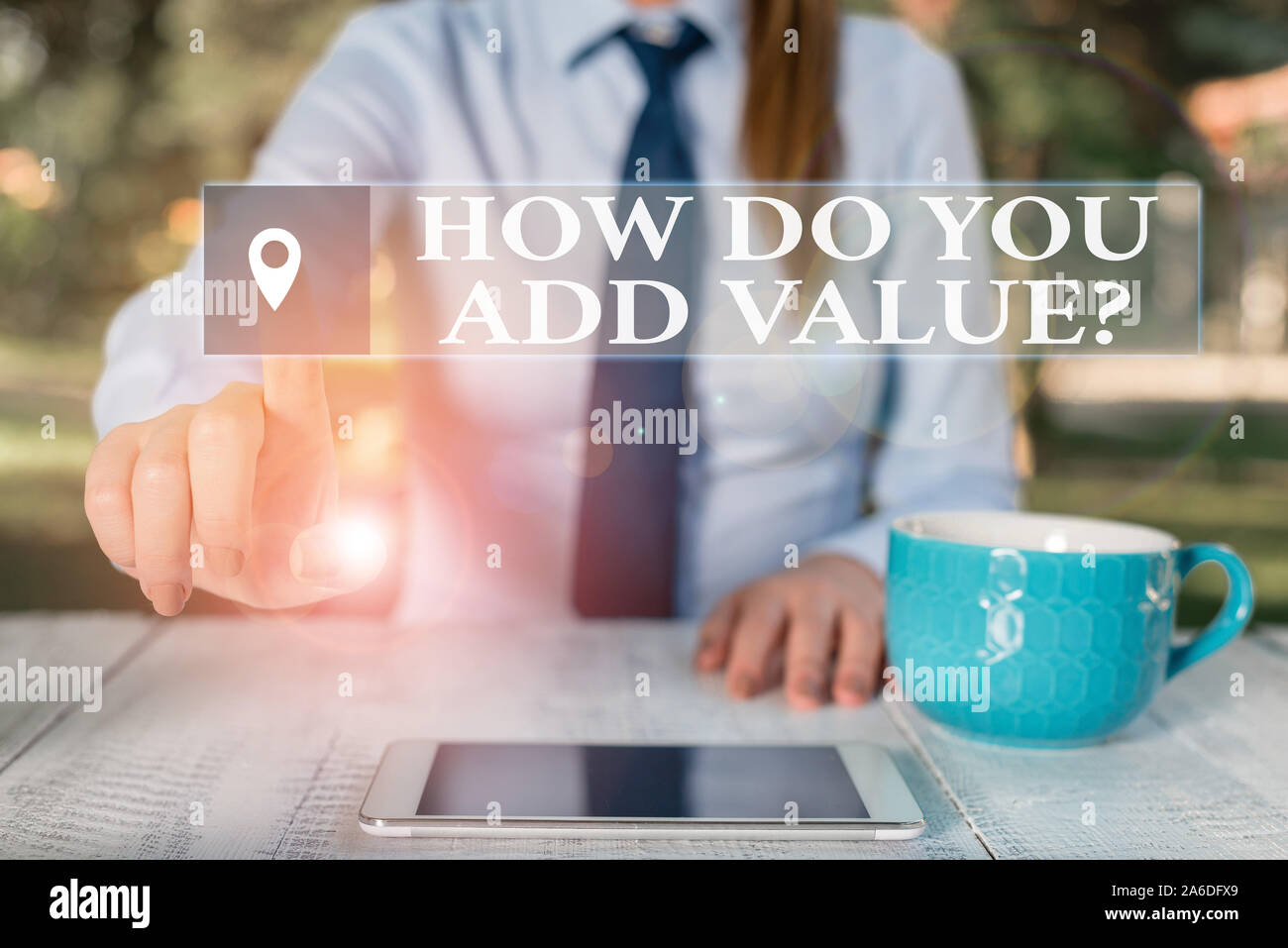 Conceptual hand writing showing How Do You Add Value Question. Concept ...