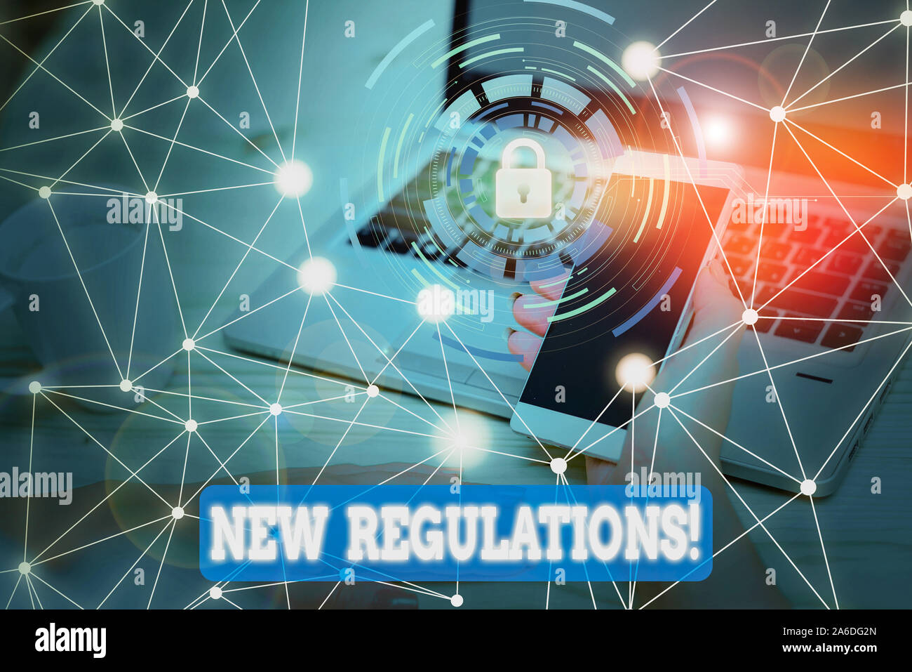 Text sign showing New Regulations. Business photo text rules made ...