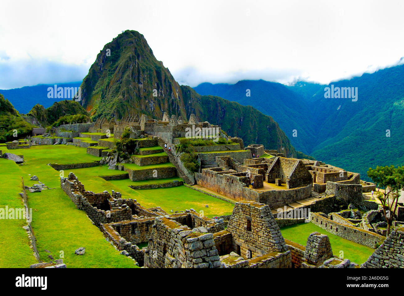 Machu Picchu Inca Ruins - Peru Stock Photo - Alamy