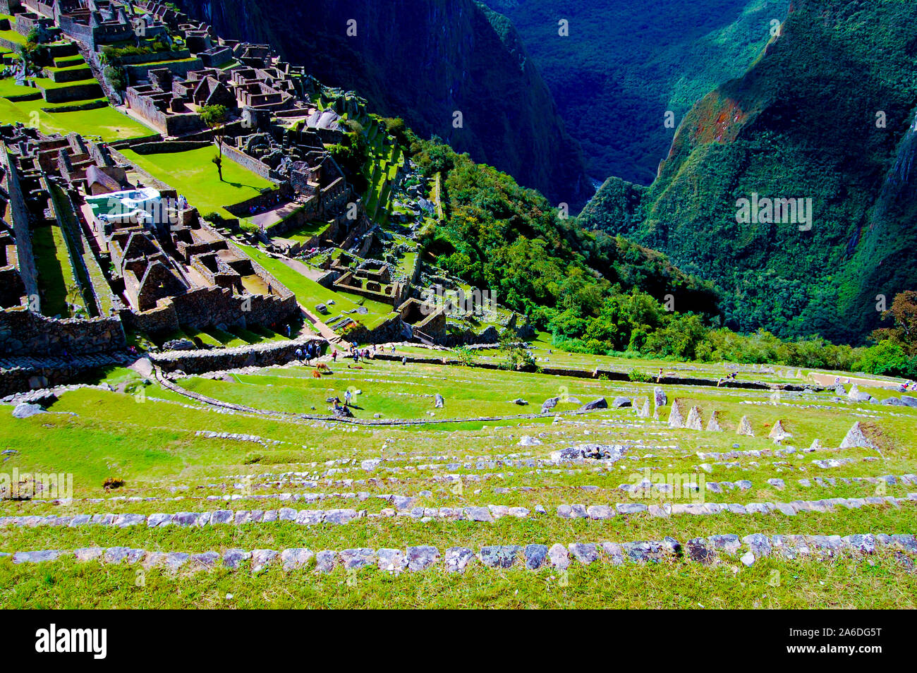 Machu Picchu Inca Ruins - Peru Stock Photo - Alamy