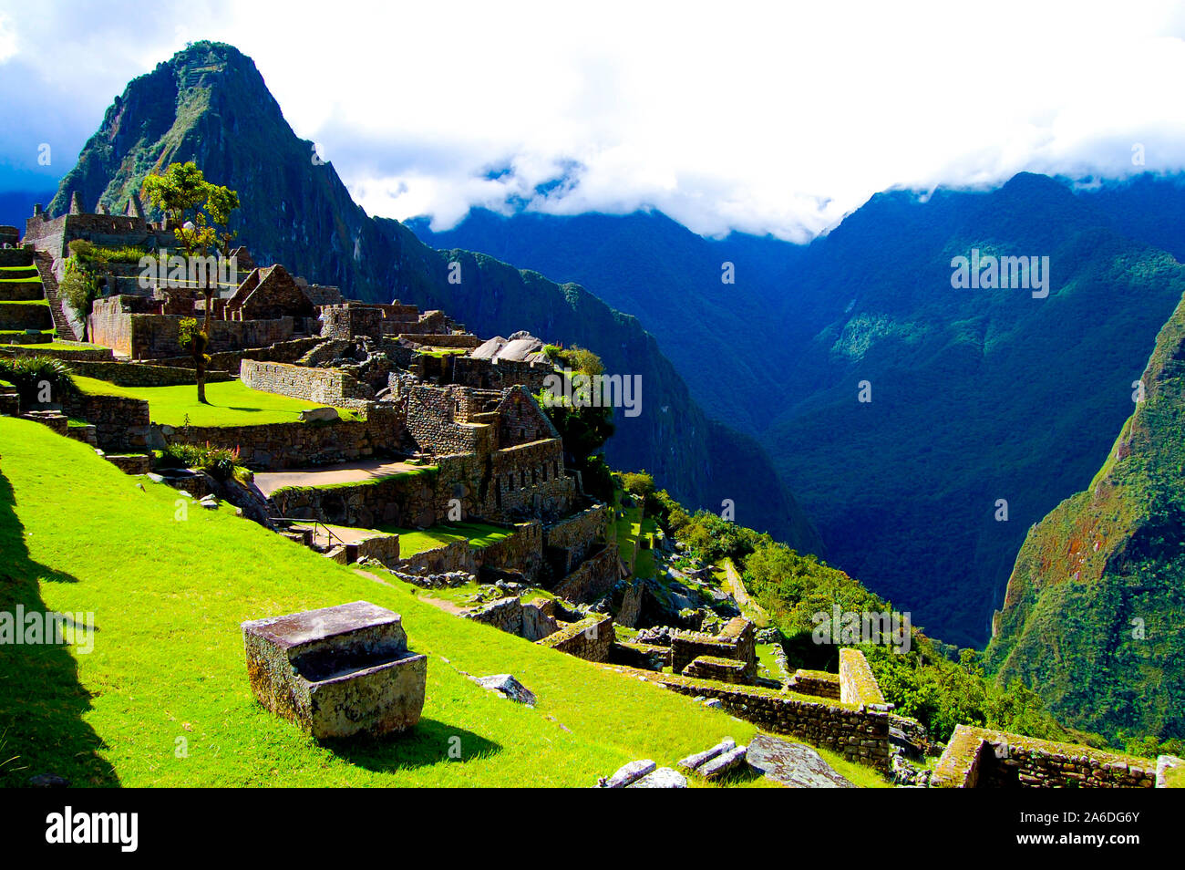 Machu Picchu Inca Ruins - Peru Stock Photo - Alamy