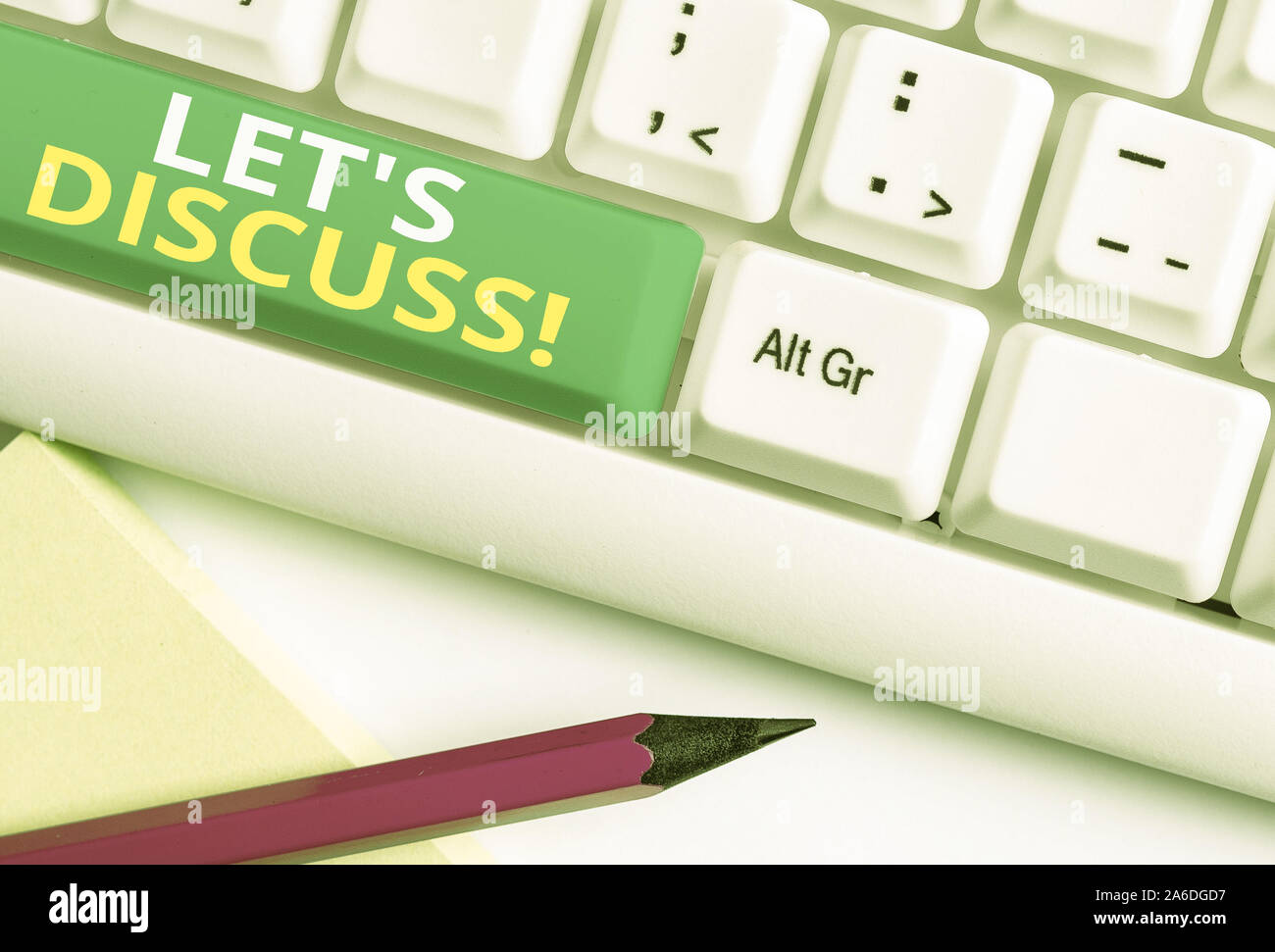 Word writing text Let S Discuss. Business photo showcasing asking ...