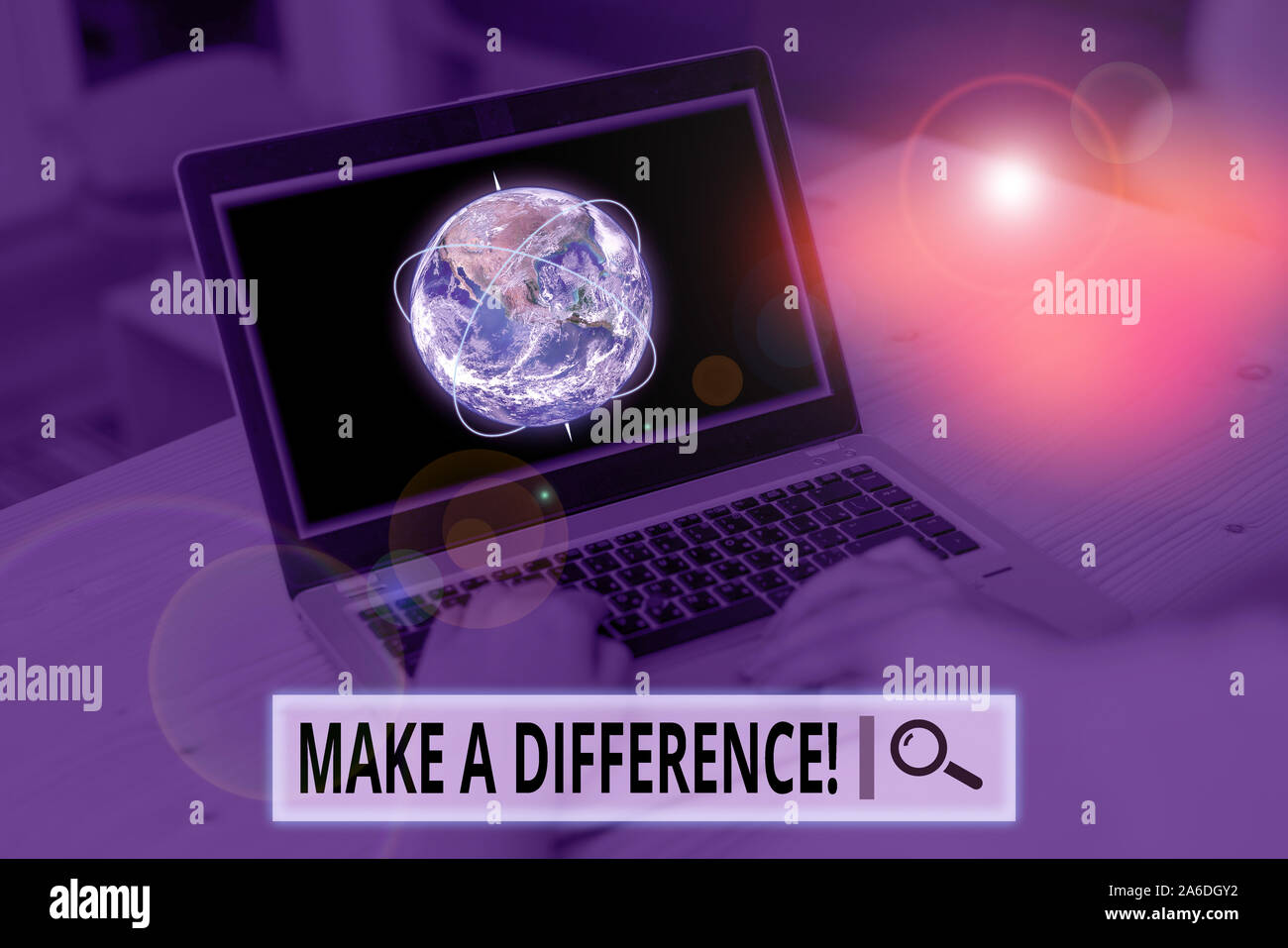Conceptual hand writing showing Make A Difference. Concept meaning have ...