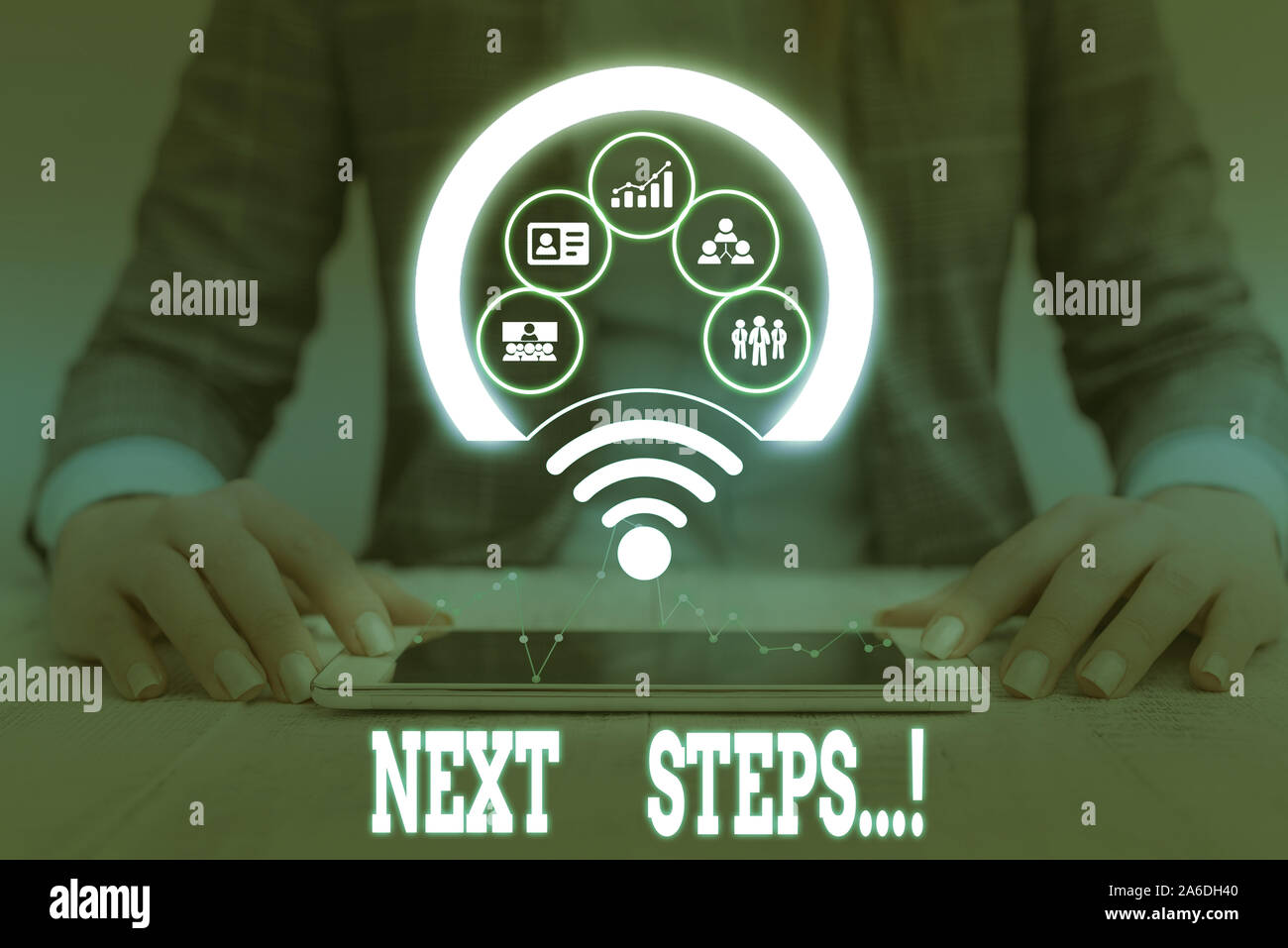Word writing text Next Steps. Business photo showcasing something you ...