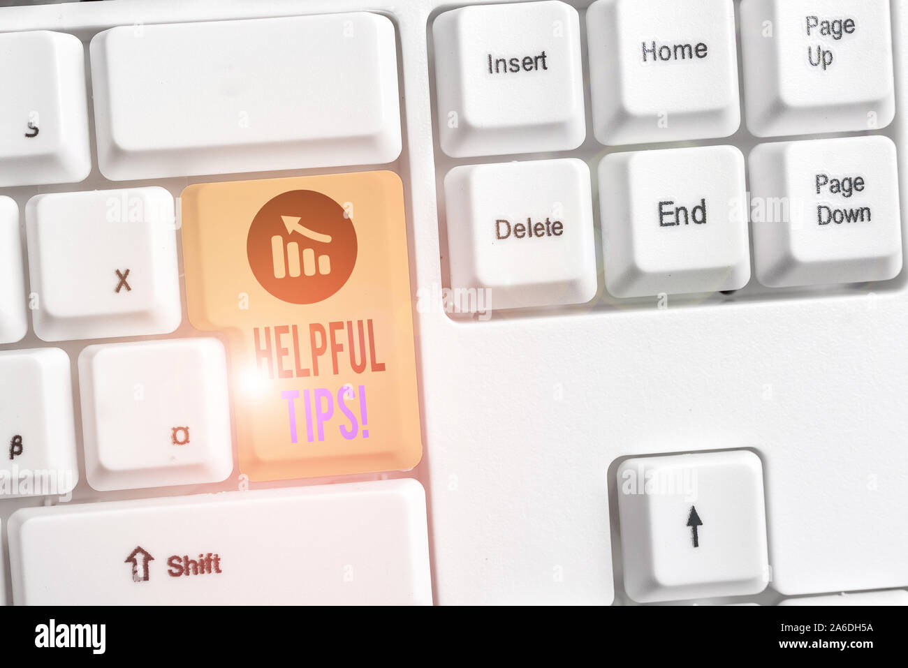 Handwriting text writing Helpful Tips. Conceptual photo advices given ...