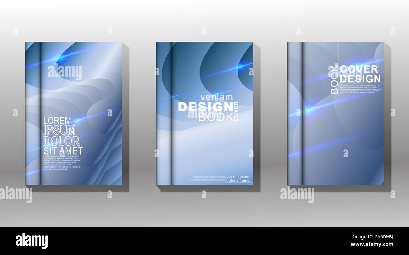 Modern background design. Vector collection of book covers with ...