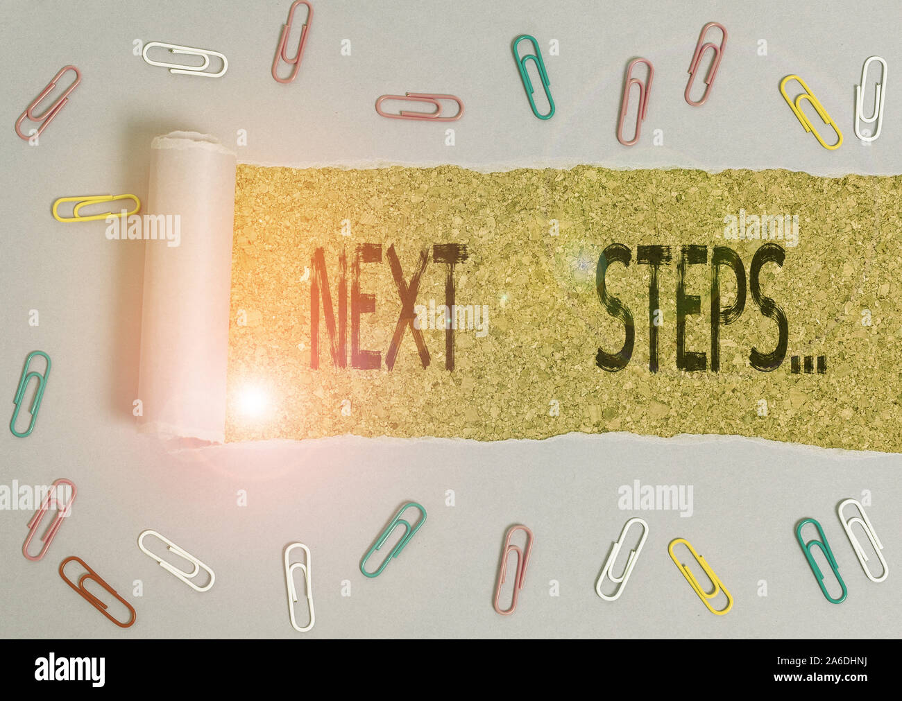 Word writing text Next Steps. Business photo showcasing something you ...
