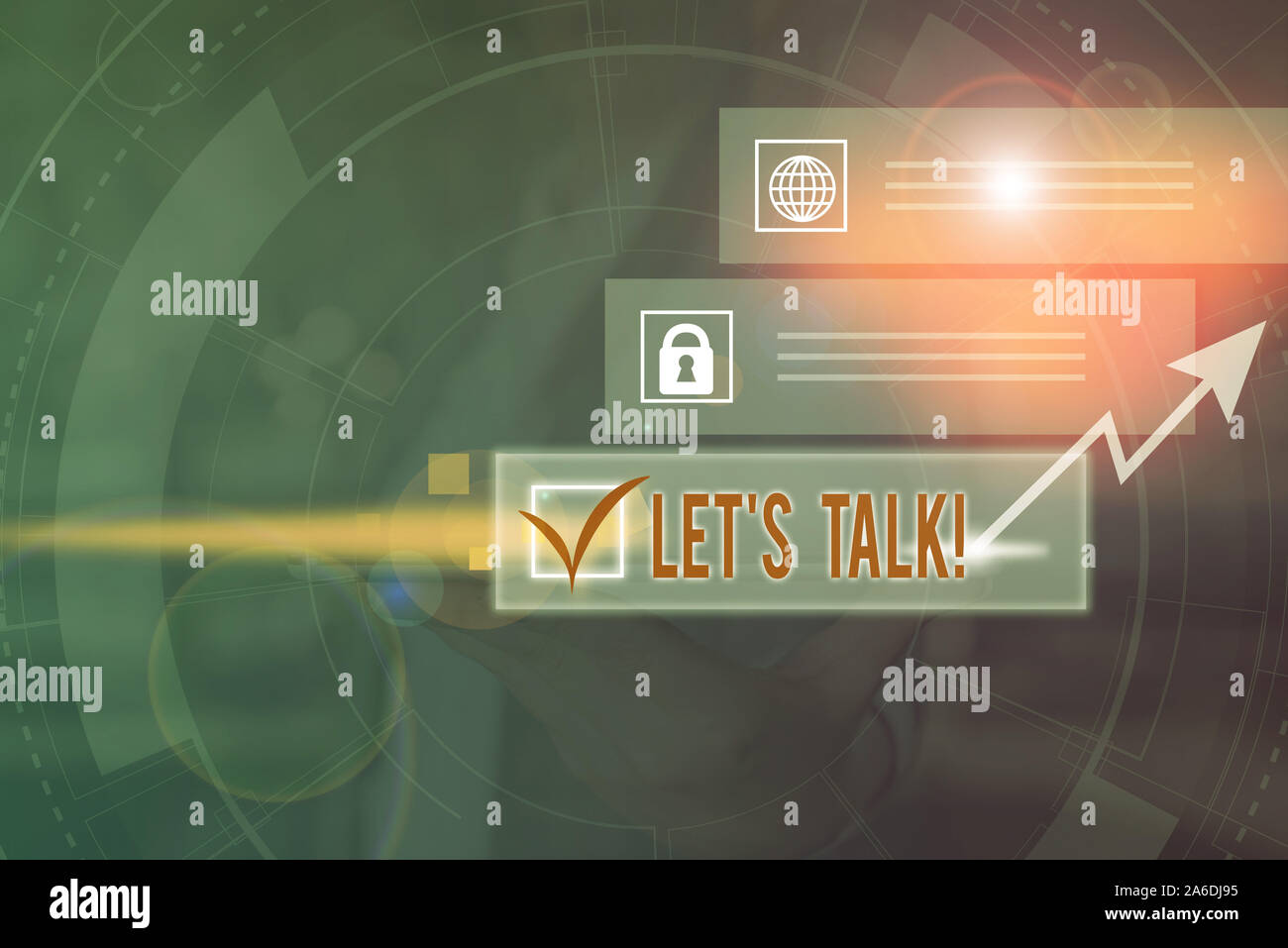 Handwriting text Let S Talk. Conceptual photo they are suggesting ...