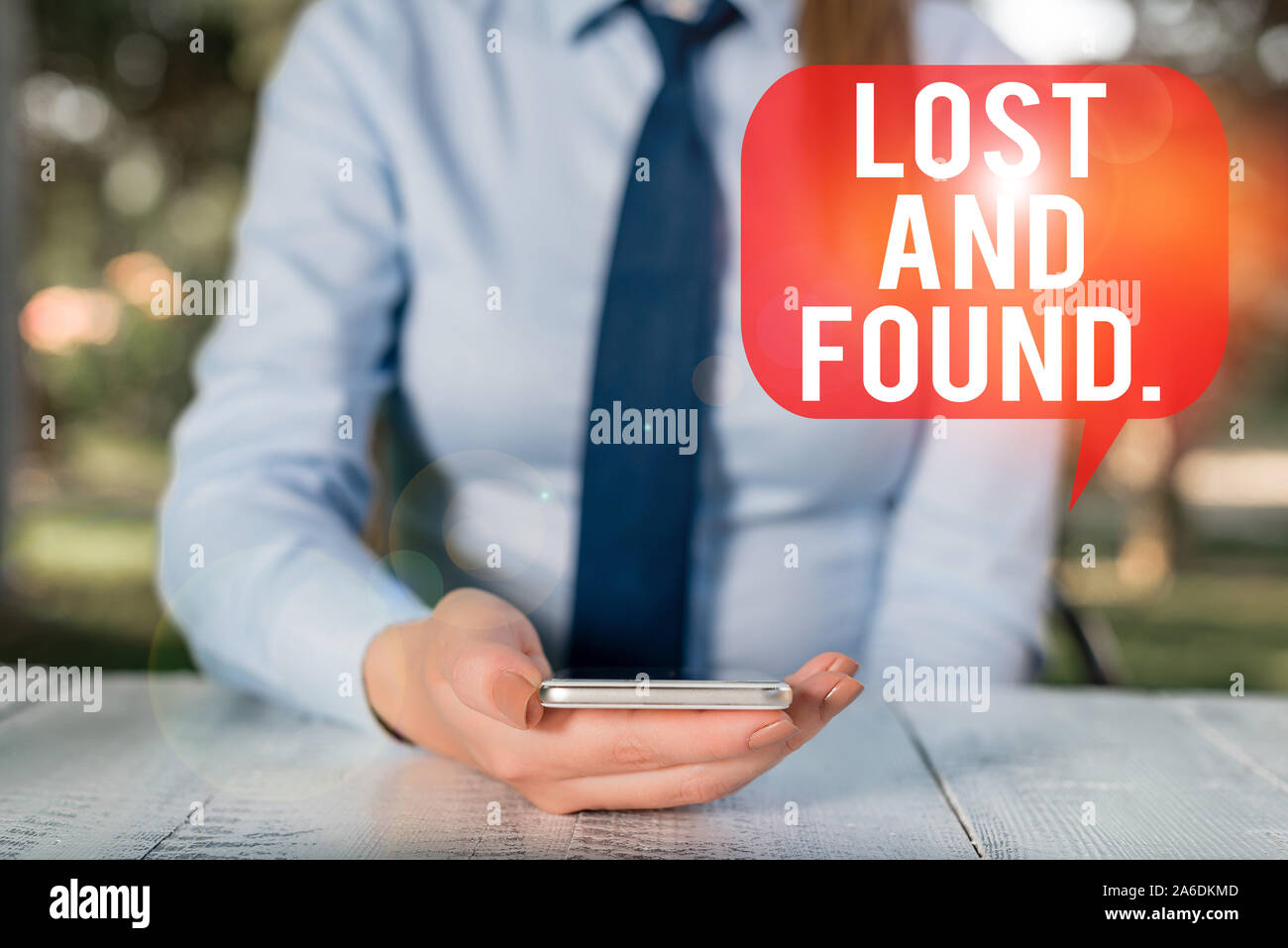 Writing note showing Lost And Found. Business concept for a place where ...