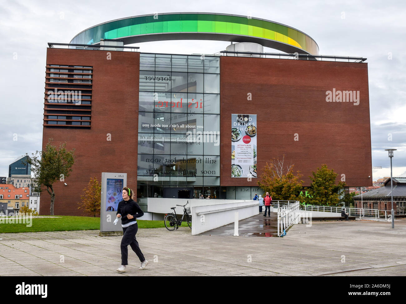 The exterior of AROS Museum in the heart of Aarhus, Denmark Stock Photo ...
