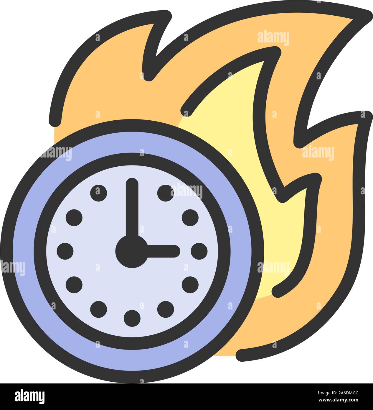 Time limit line concept Cut Out Stock Images & Pictures - Alamy