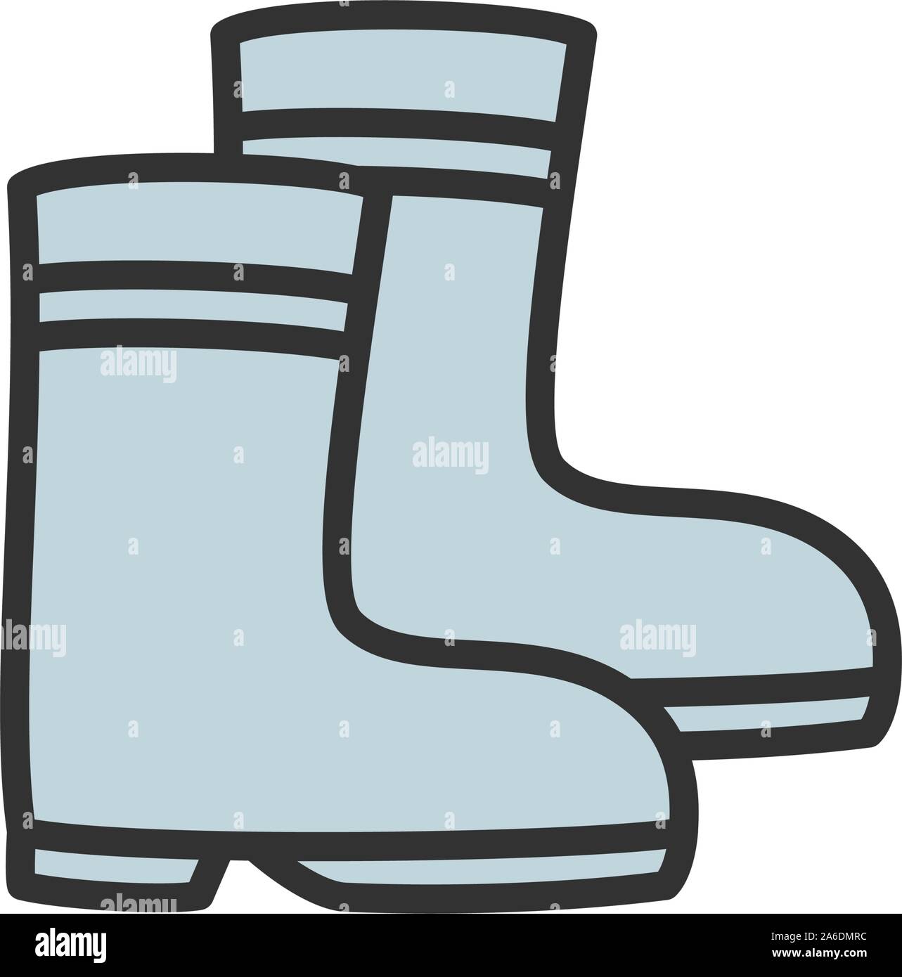 Boots icon line simple Cut Out Stock Images & Pictures - Alamy