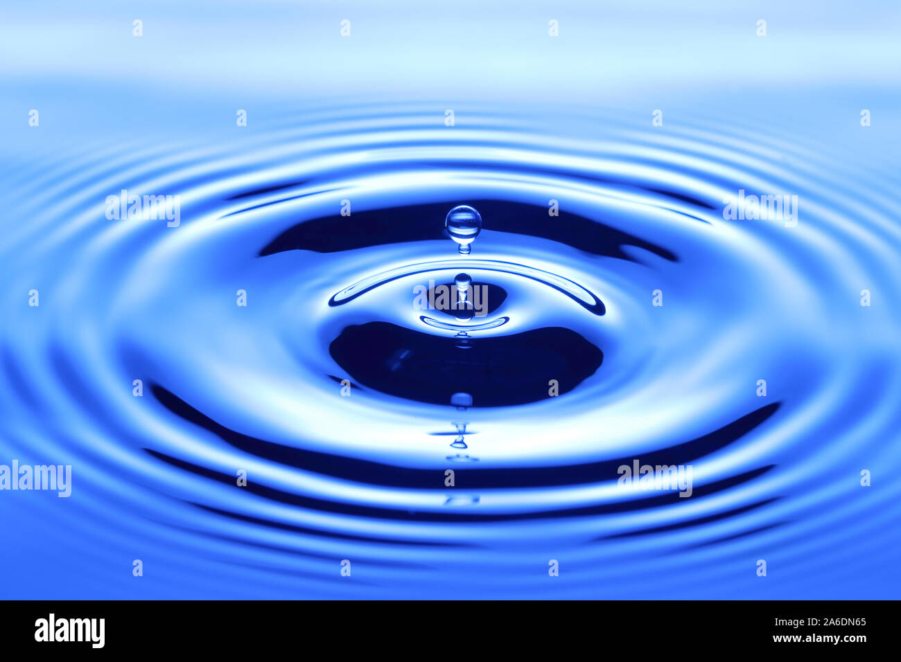 Water Drop Ripple From Above