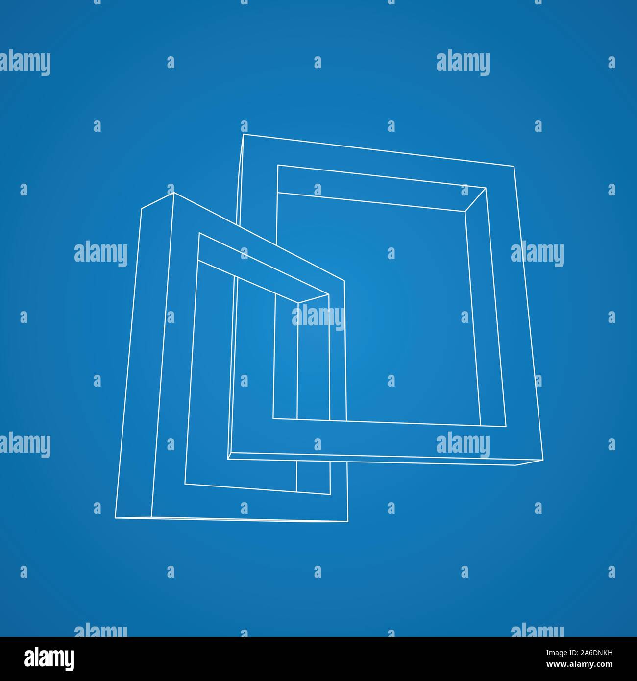 Two rectangular frames Stock Vector Images - Alamy