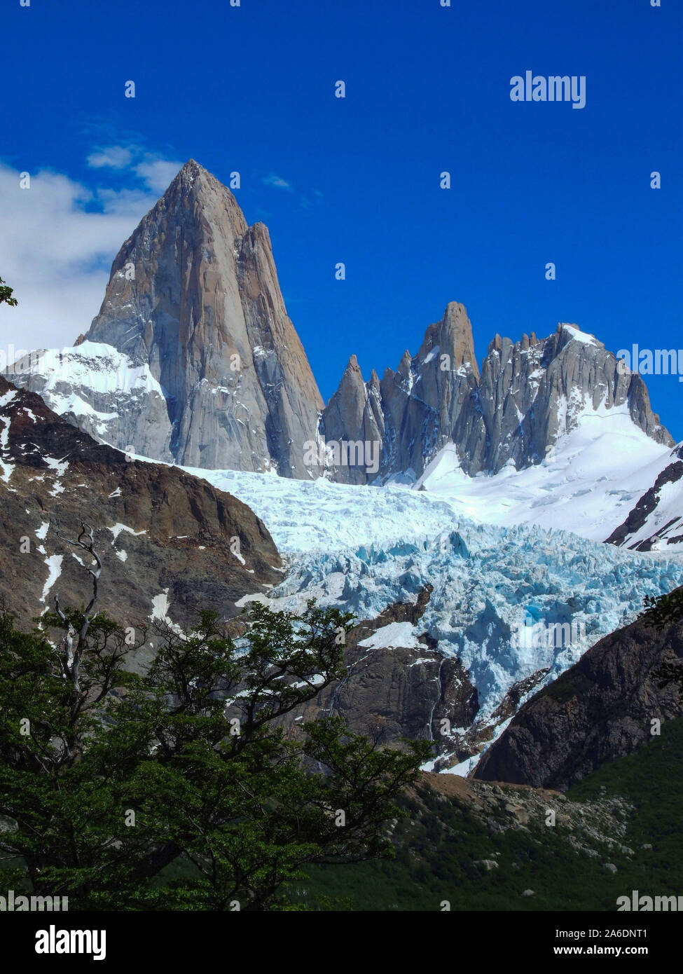 Famous mountain Fitz Roy in patagonia, Argentina Stock Photo - Alamy