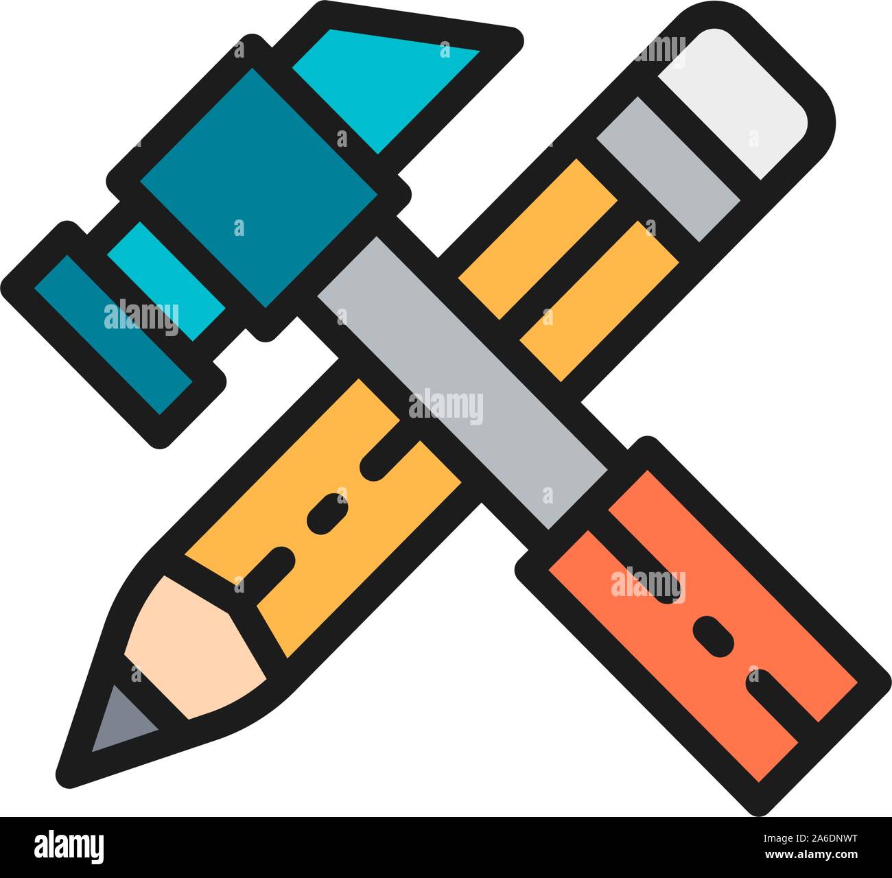 Engineer tools icon outline Stock Vector Images - Alamy