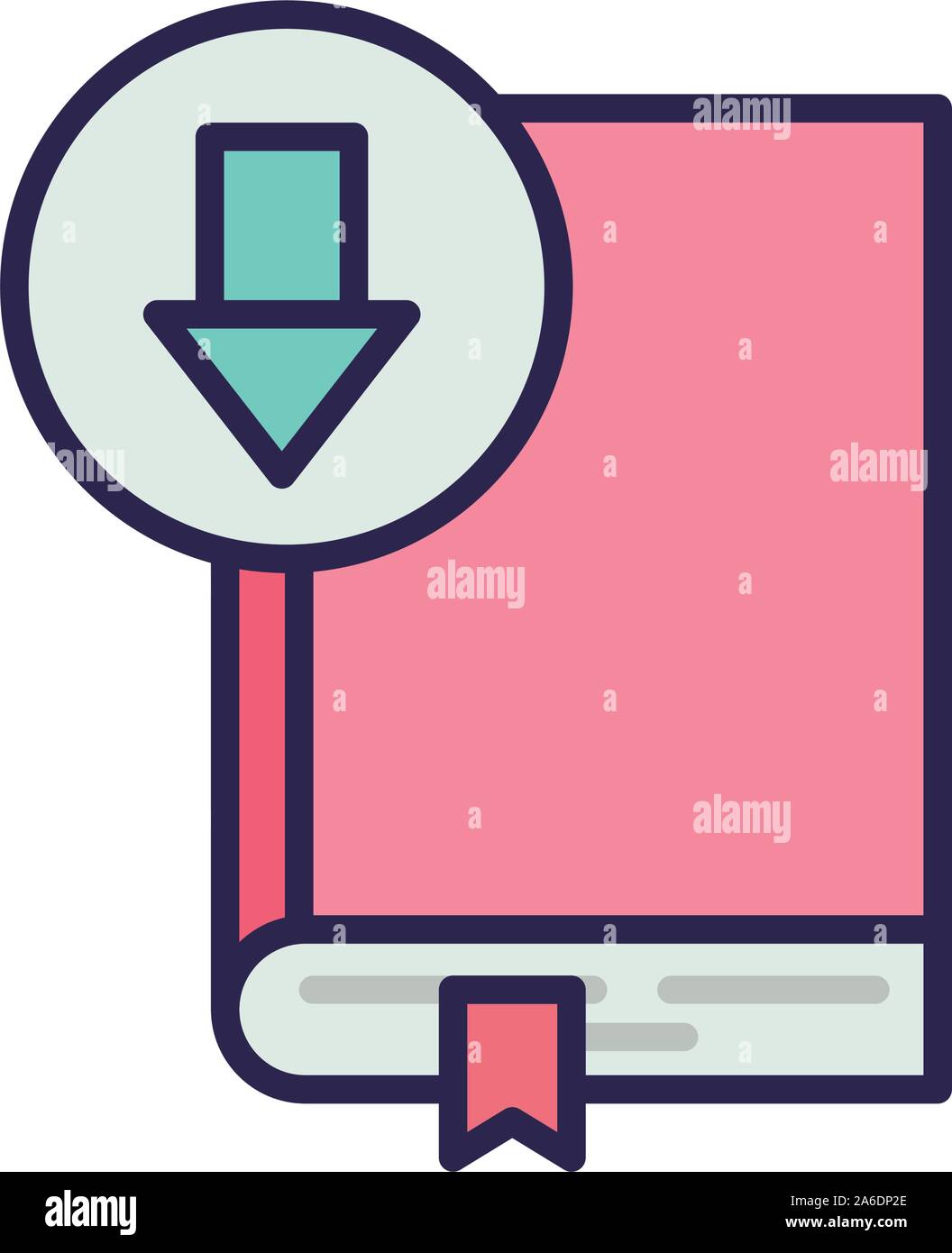 education text book with arrow download Stock Vector Image & Art - Alamy