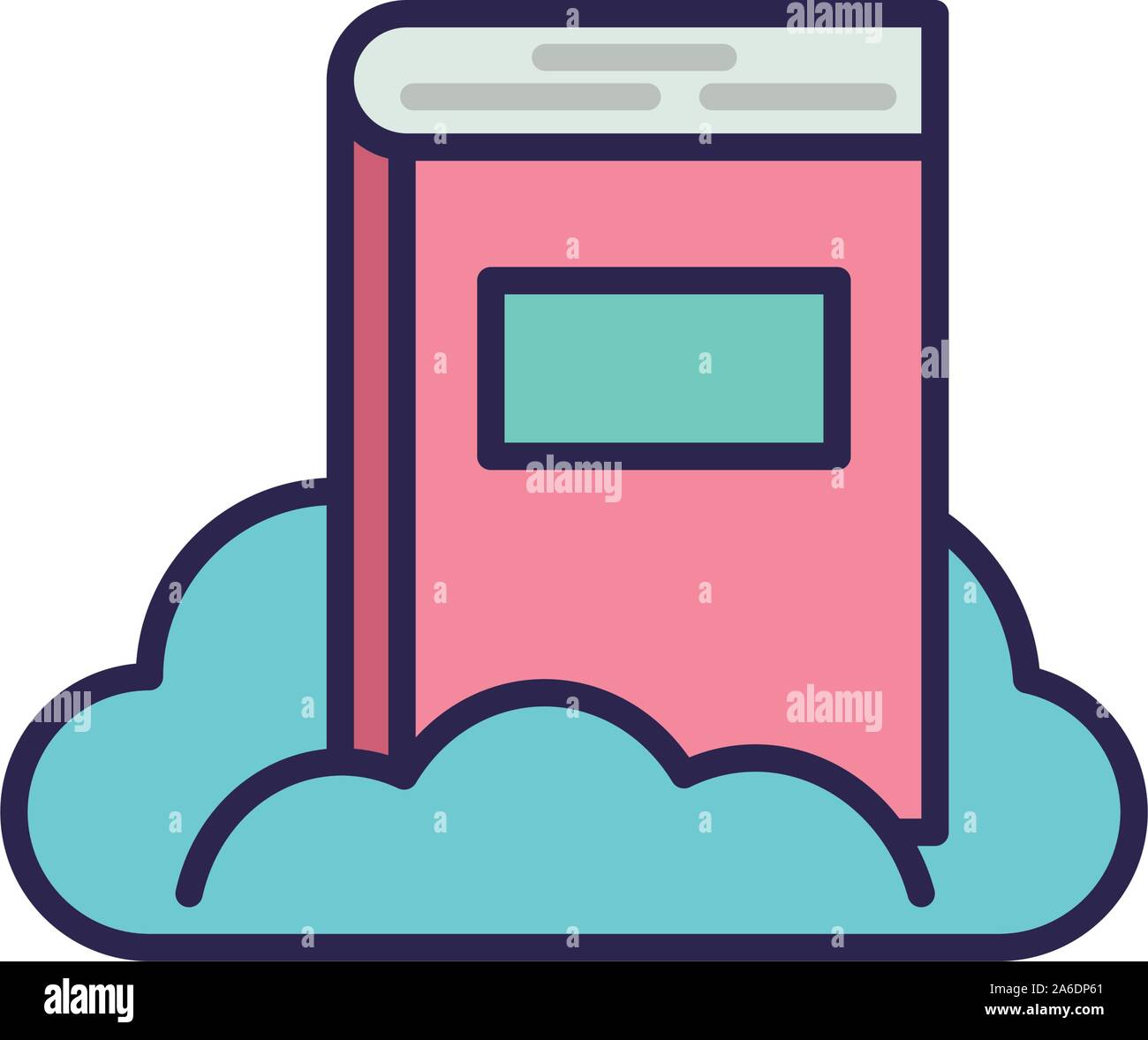 education text book with cloud Stock Vector Image & Art - Alamy