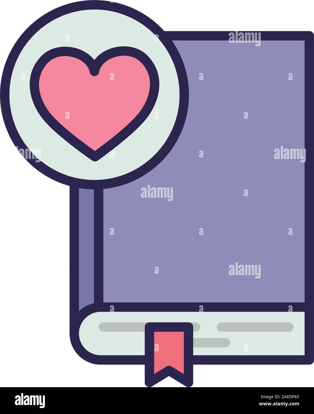 education text book with heart Stock Vector Image & Art - Alamy