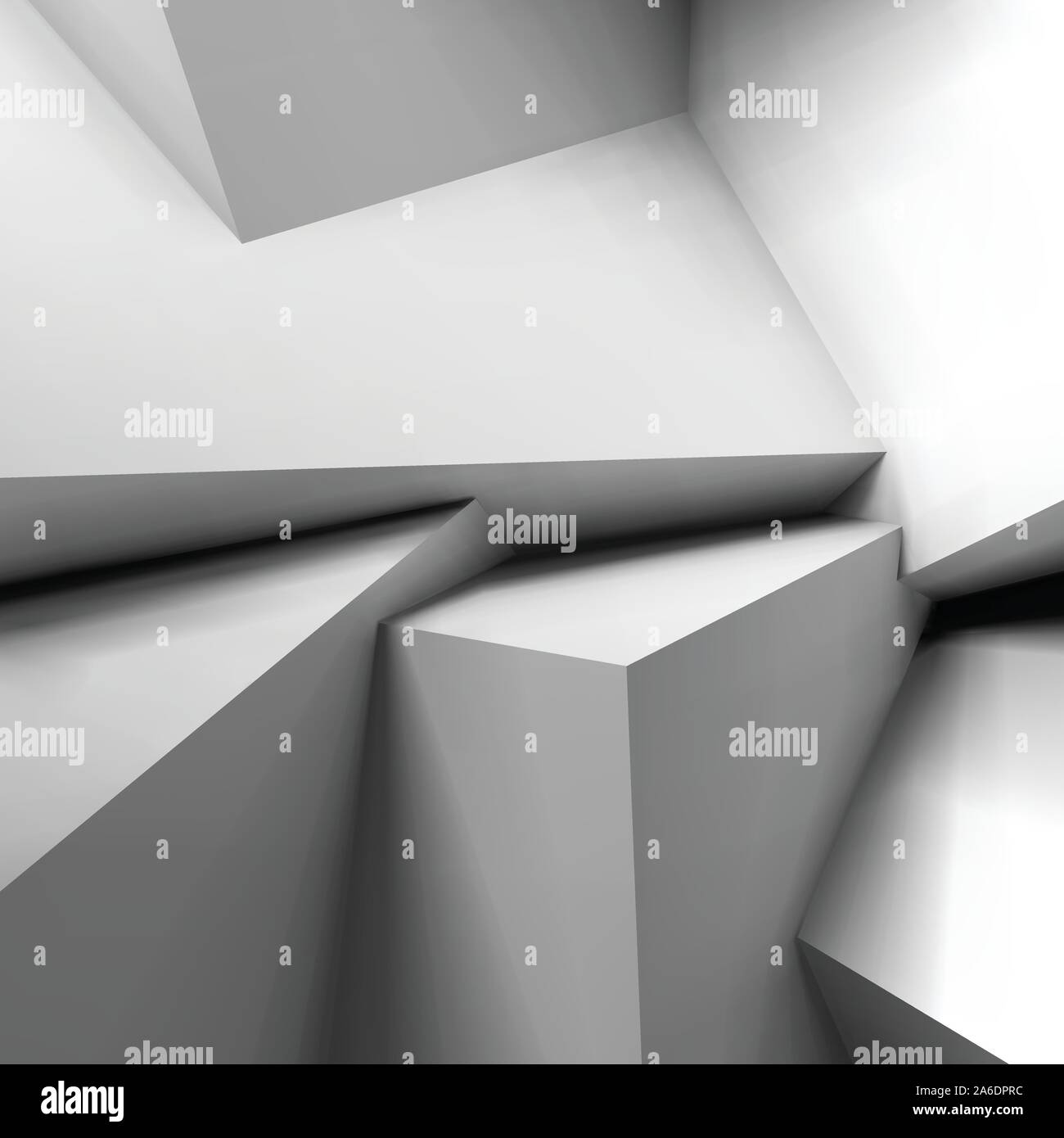 Abstract geometric background with overlapping cubes Stock Vector Image ...