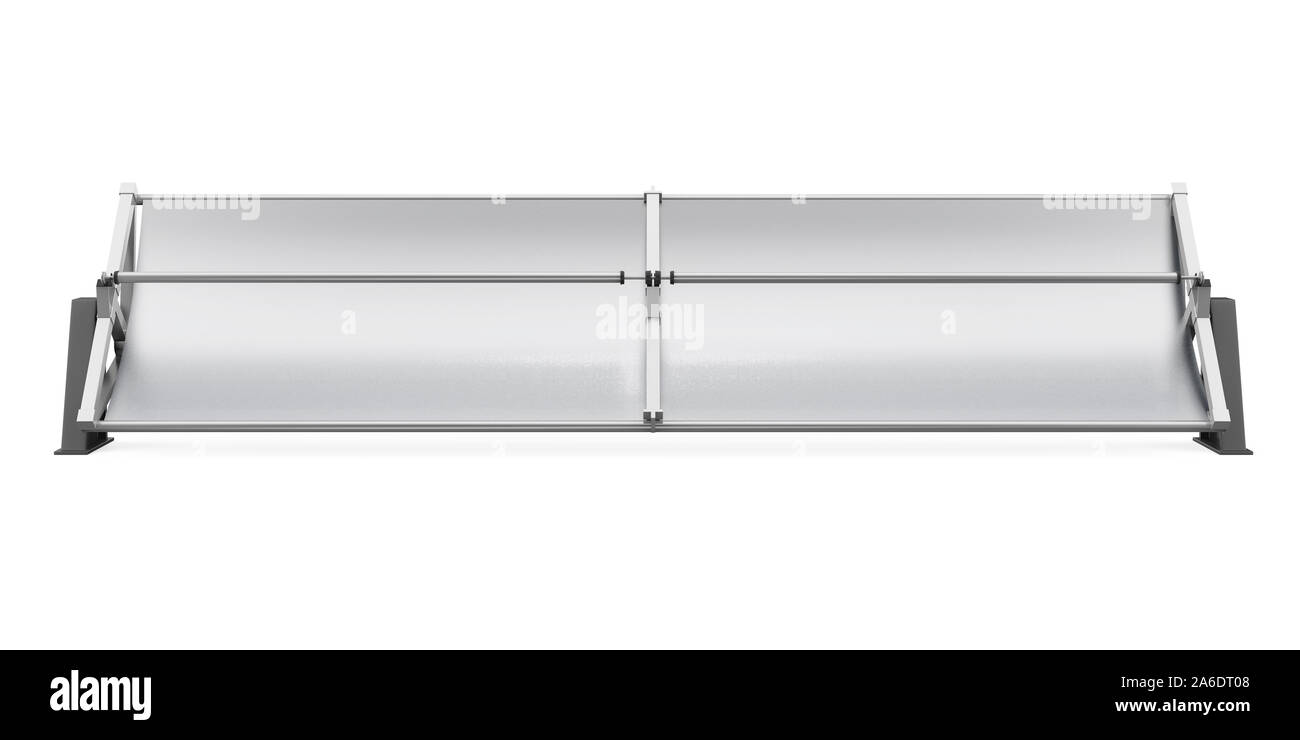 Parabolic Trough Solar Collector Isolated Stock Photo - Alamy