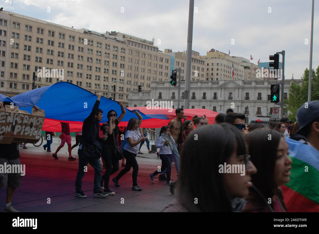 Chile Protests. La Marcha más grande de chile, more than 1 million ...