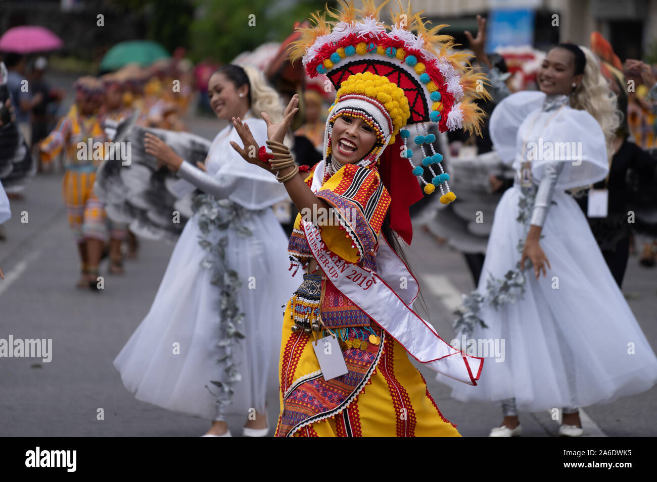 Camiguin Island,Mindanao,Philippines 26th October 2019.Dancers perform ...
