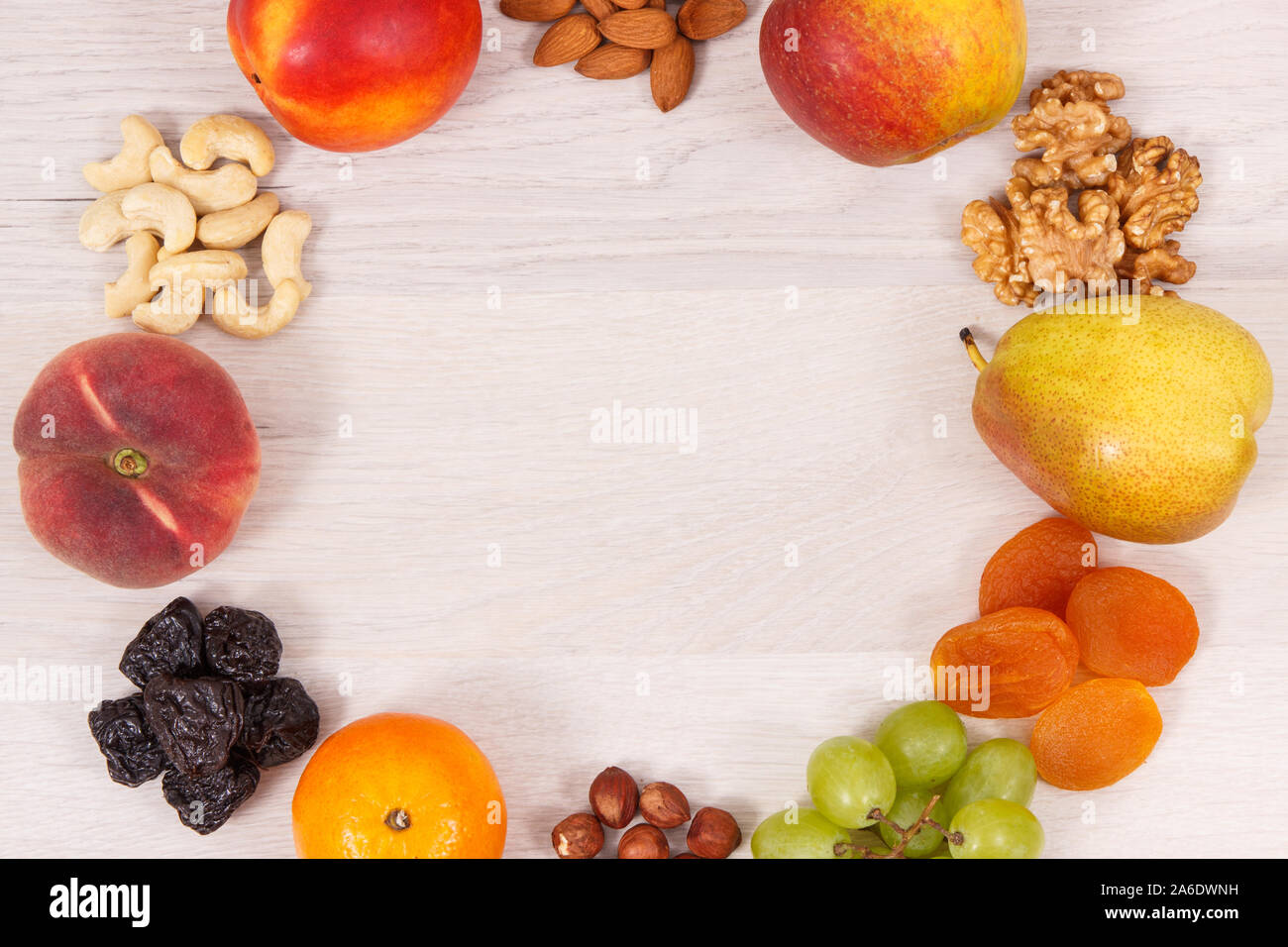 Fresh ripe nutritious food as source vitamins, dietary fiber and ...