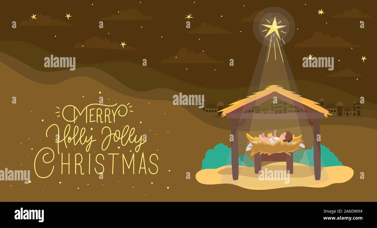 Baby Jesus In The Cradle High Resolution Stock Photography and Images ...