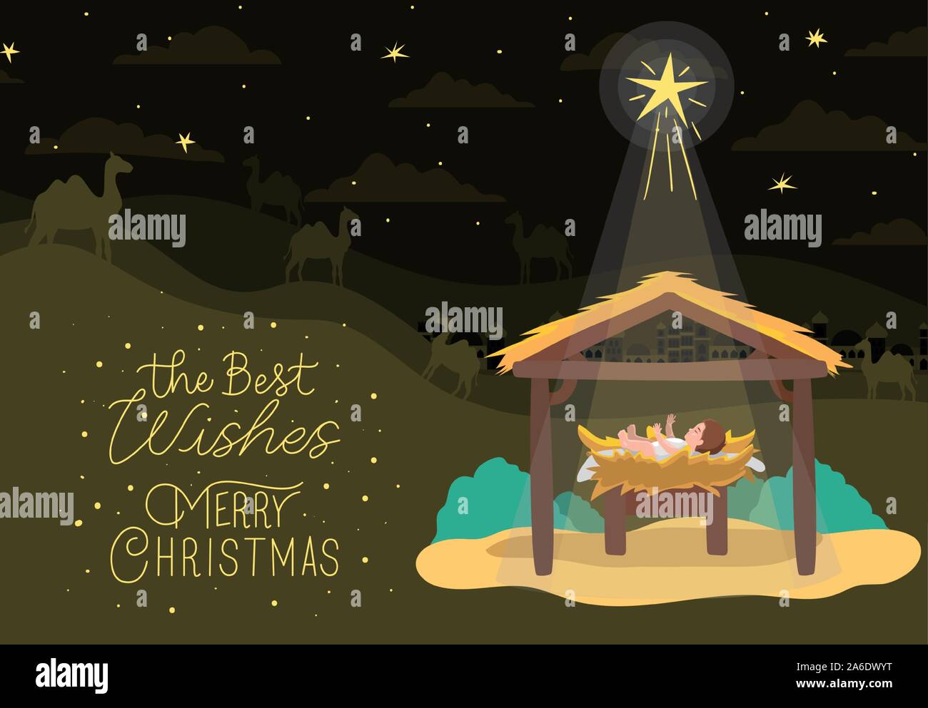 Baby Jesus In The Cradle High Resolution Stock Photography and Images ...