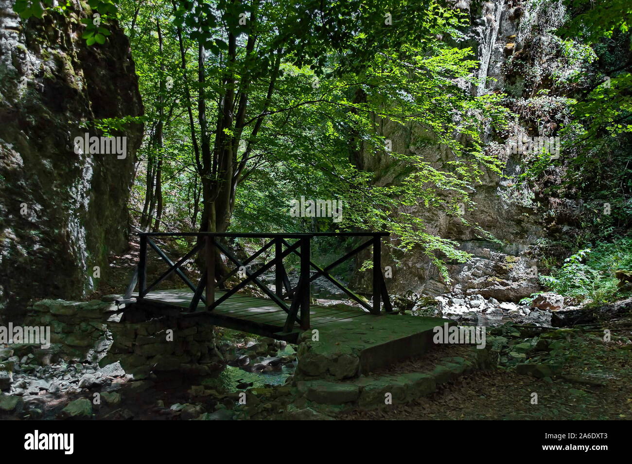 Summer walk through the maze of Teteven Balkan with high peaks, river ...