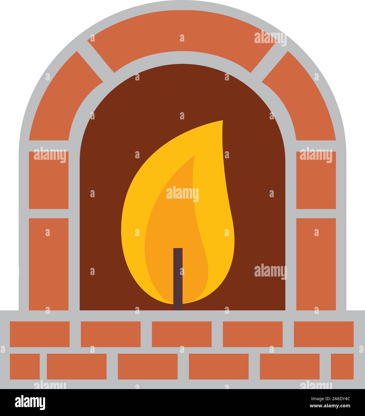 Exterior brick chimney design Cut Out Stock Images & Pictures - Alamy