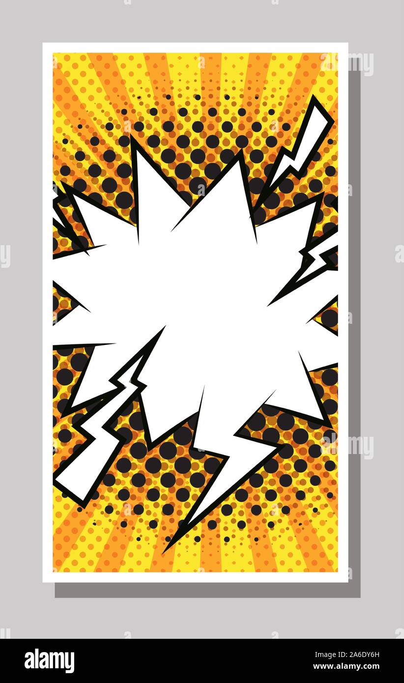 expresion splash pop art style Stock Vector Image & Art - Alamy