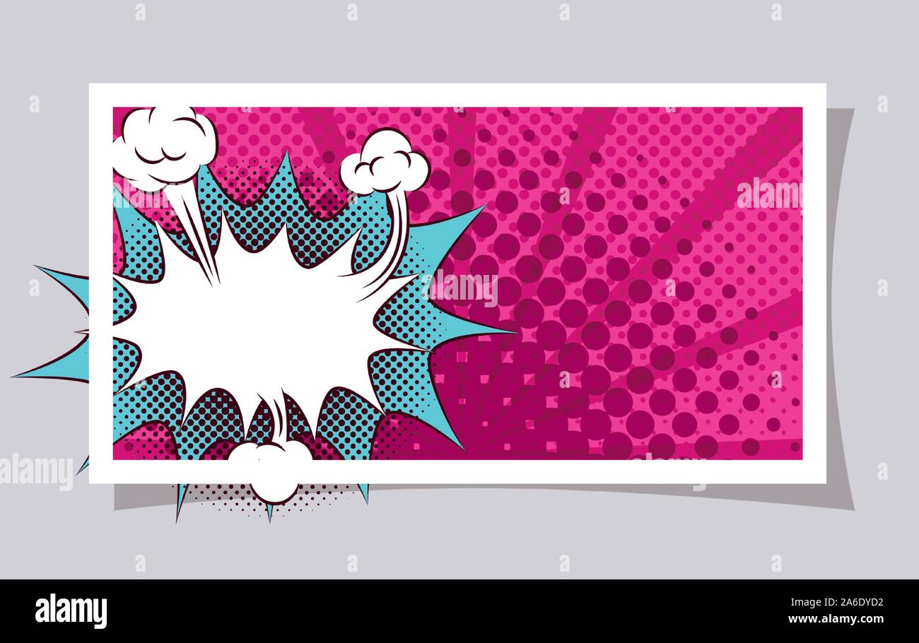 expresion splash pop art style Stock Vector Image & Art - Alamy