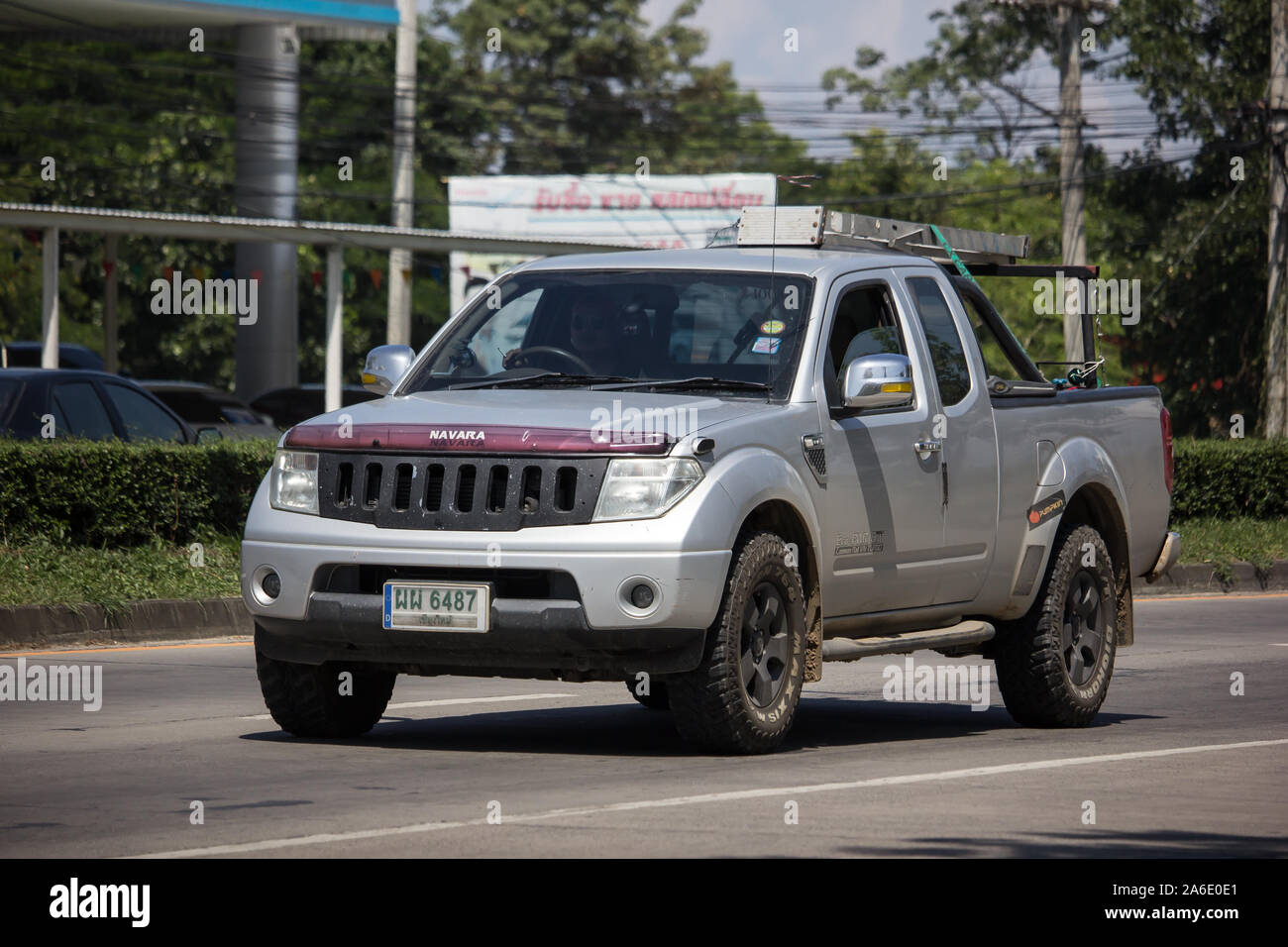 Chiangmai, Thailand - October 8 2019: Private Pickup car, Nissan Navara ...