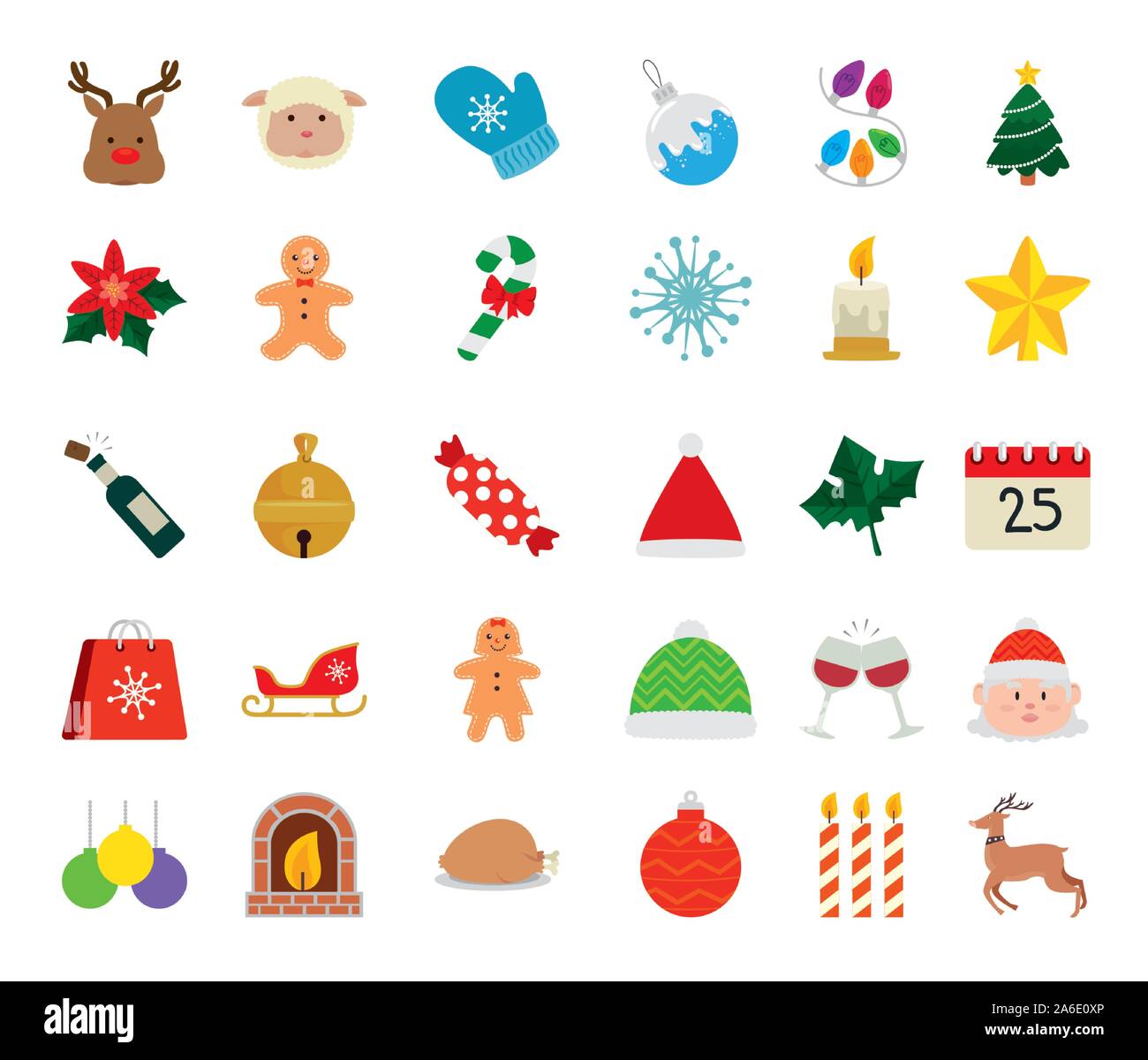 Christmas tree wine bottle Stock Vector Images - Alamy